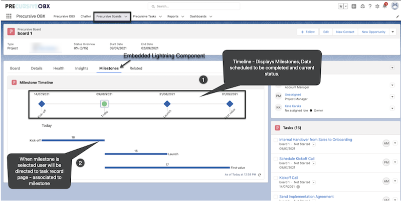 Tracking Milestone Timeline — Help Center — Precursive Success Hub