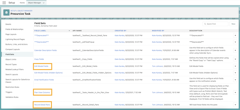 Customizing Precursive Page Layouts and Field Sets — Knowledge Base — Precursive