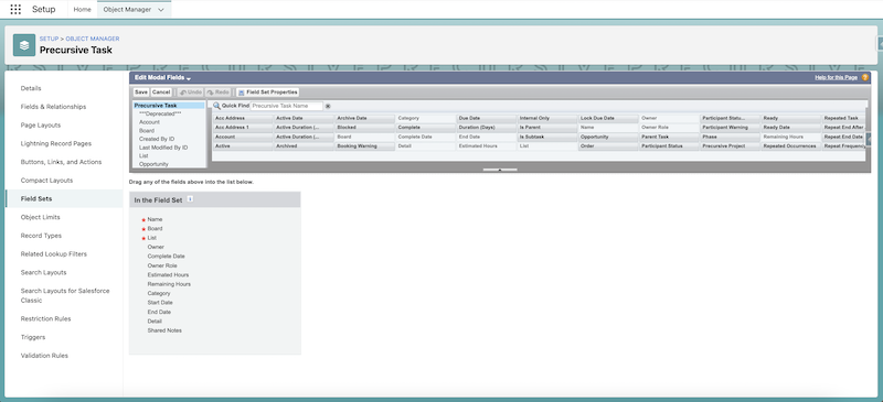 Customizing Precursive Page Layouts and Field Sets — Knowledge Base — Precursive