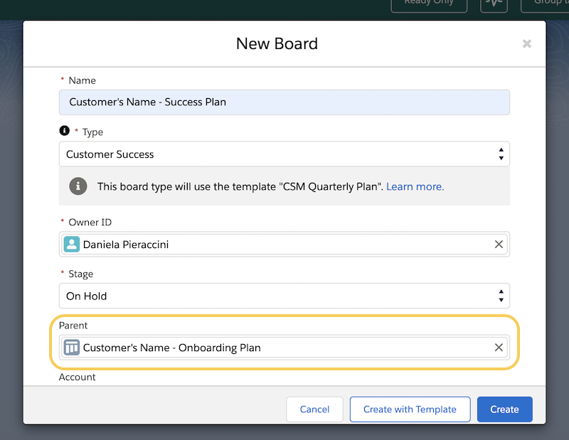Create a Board Hierarchy — Knowledge Base — Precursive