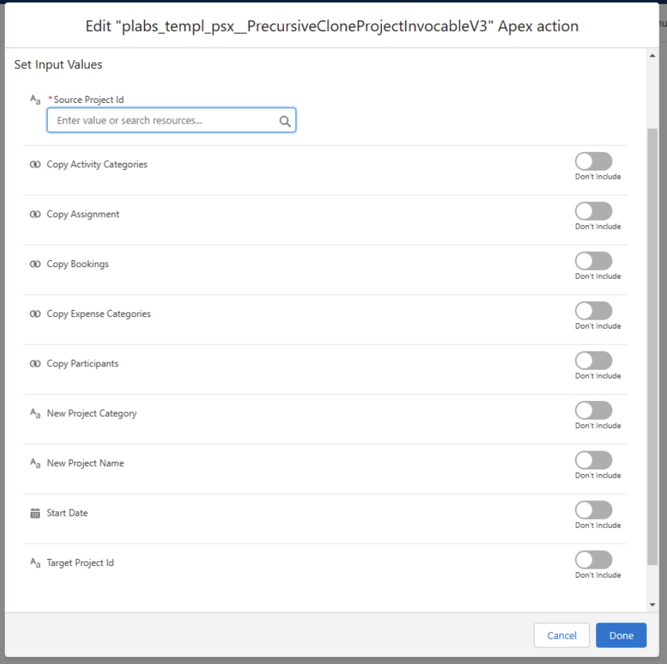 Cloning Projects and Phases with Record-Triggered Flows — Knowledge Base — Precursive