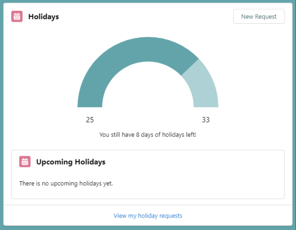 Submitting Holiday Requests — Knowledge Base — Precursive