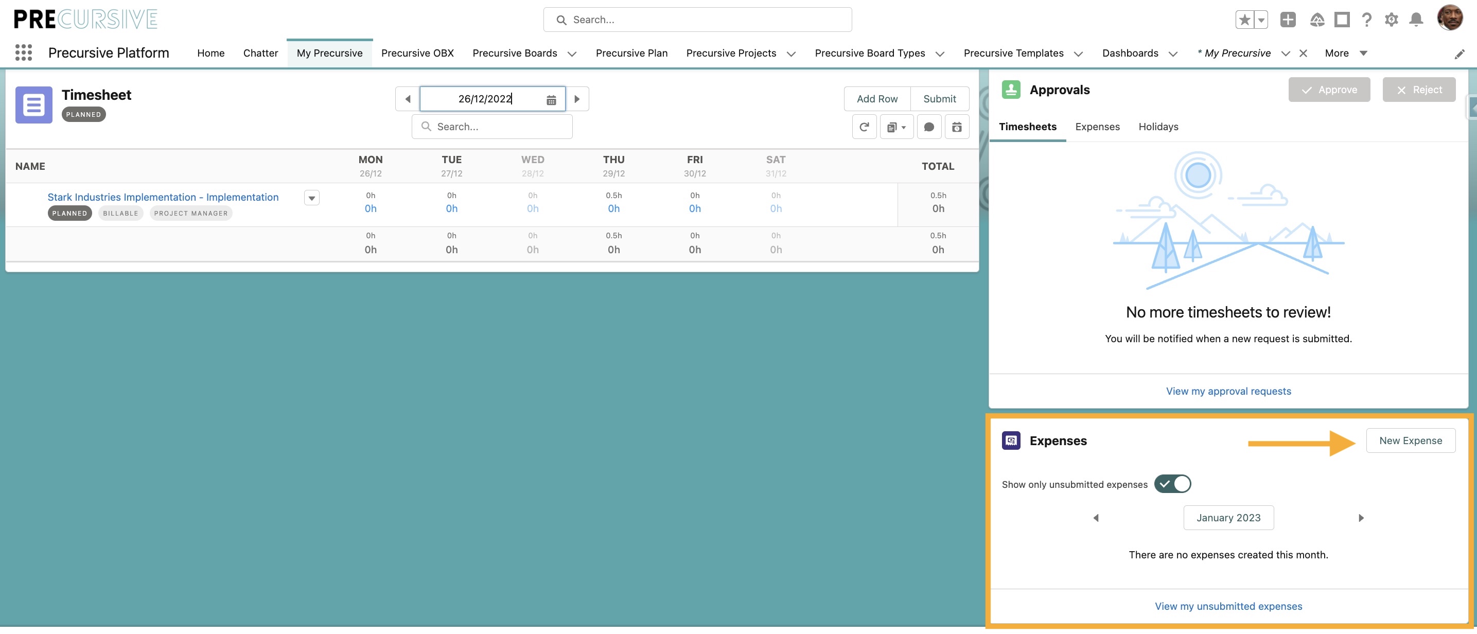 Submitting Expenses — Knowledge Base — Precursive