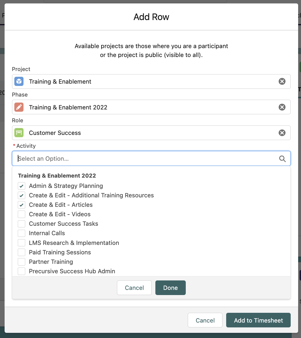 Logging Time — Knowledge Base — Precursive