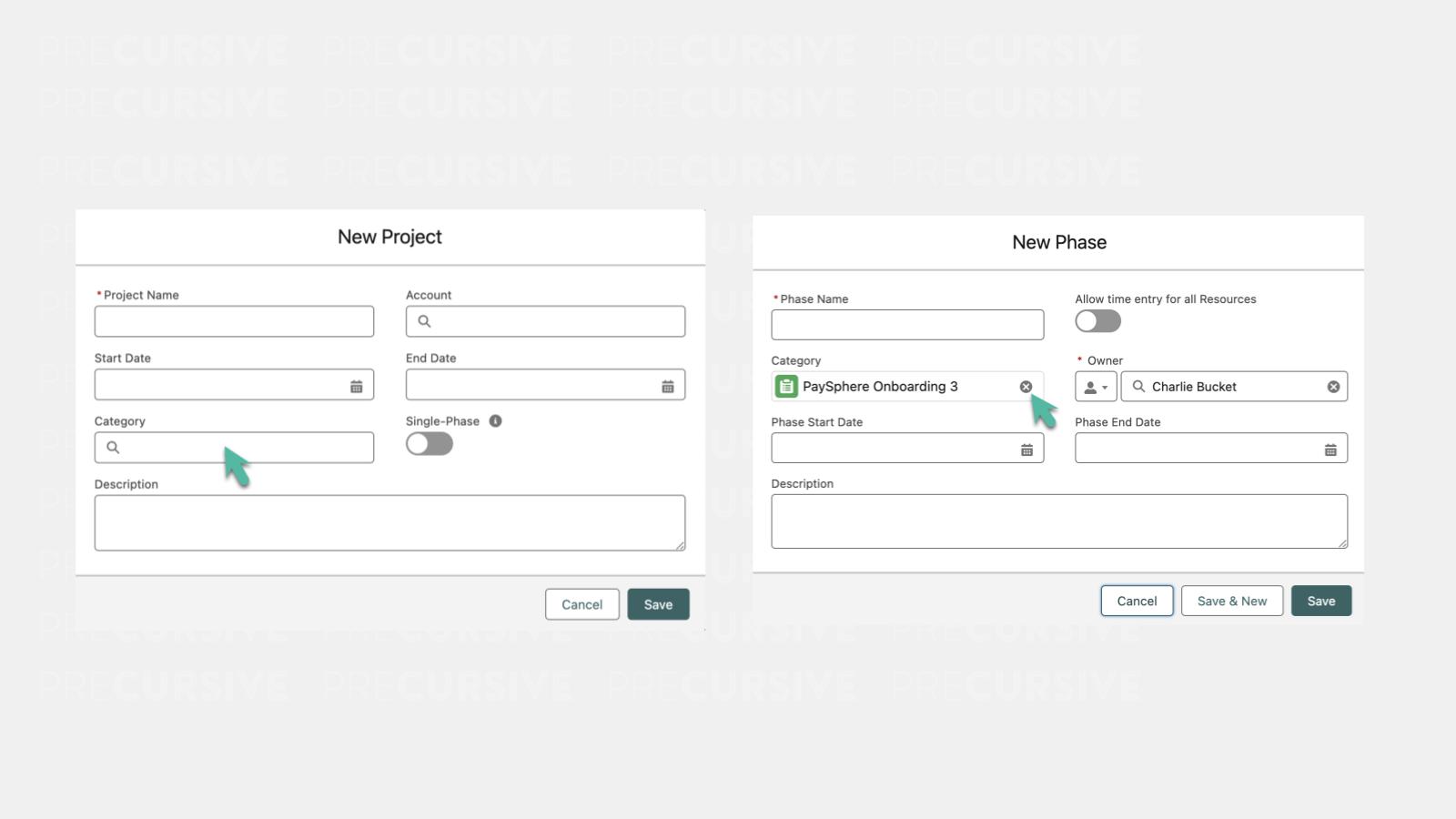 Project Categories — Knowledge Base — Precursive